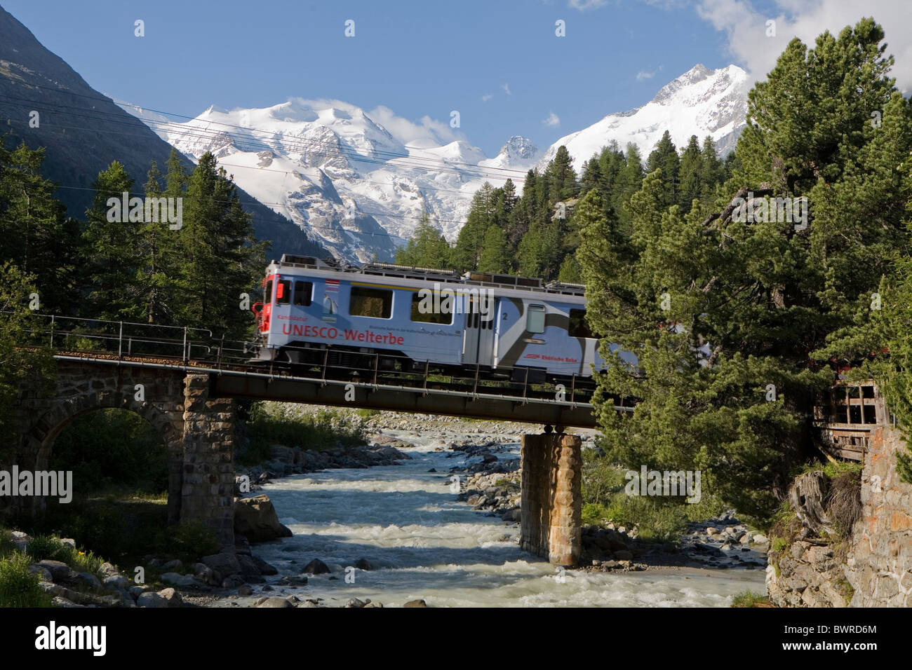 Trans alpine railway hi-res stock photography and images - Alamy