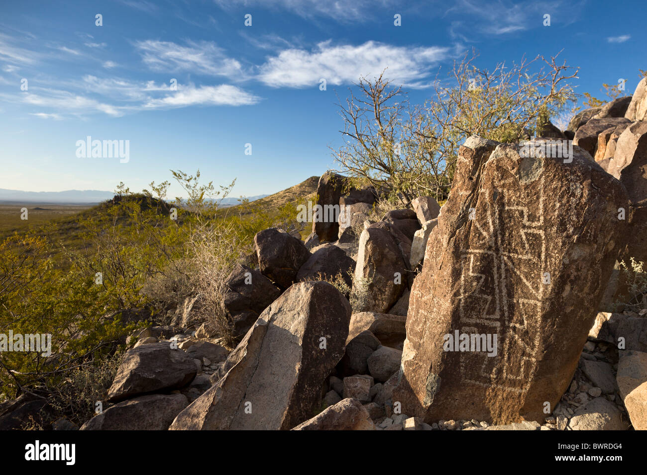 Three rivers petroglyphs hi-res stock photography and images - Alamy