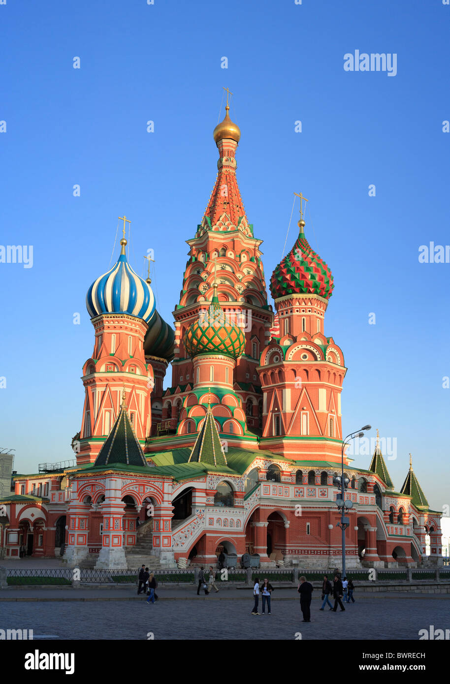 Russia Moscow St. Basil cathedral Russian Architecture Building Red ...