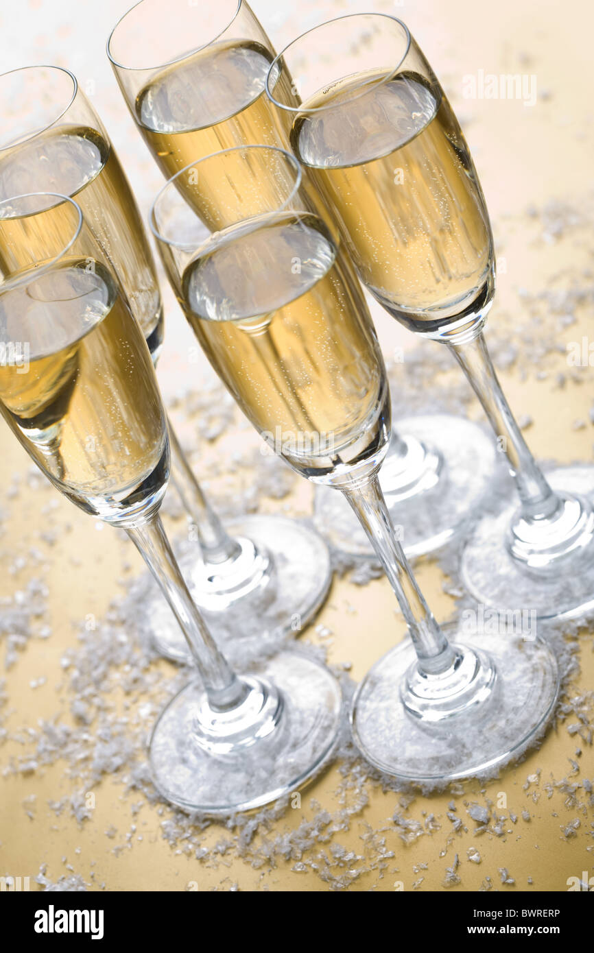 Champagne Flutes Symbol High Resolution Stock Photography and Images ...