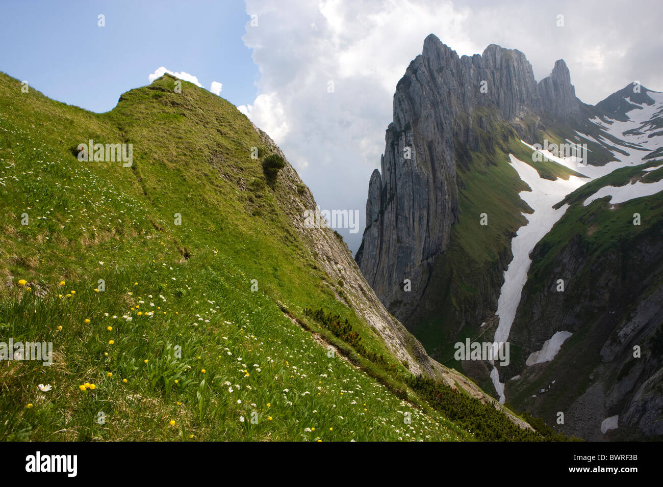 Switzerland Europe Kreuzberge canton Appenzell Innerrhoden canton St ...