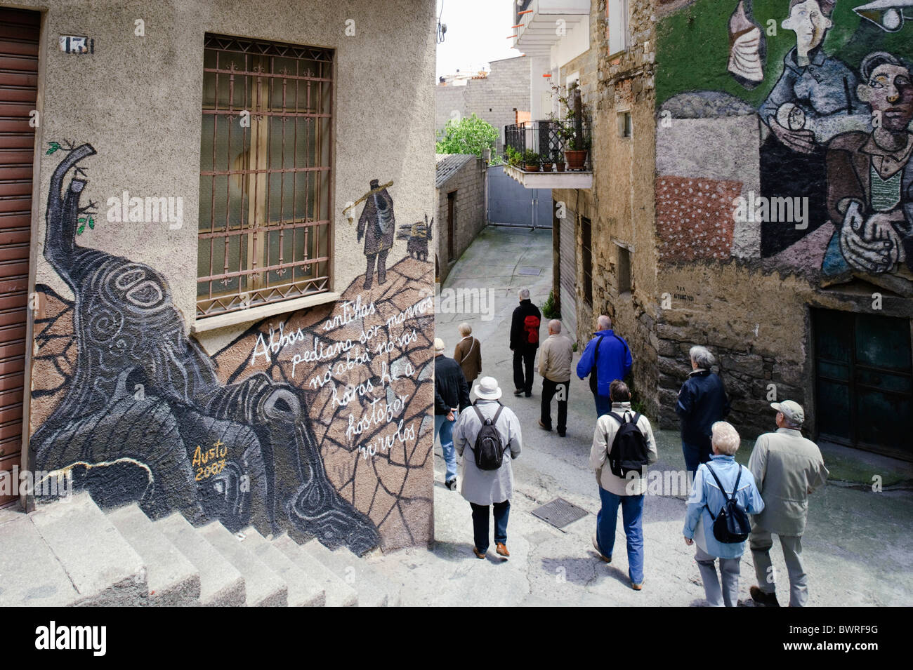 murals in Orgosolo, Sardinia, Italy Stock Photo - Alamy