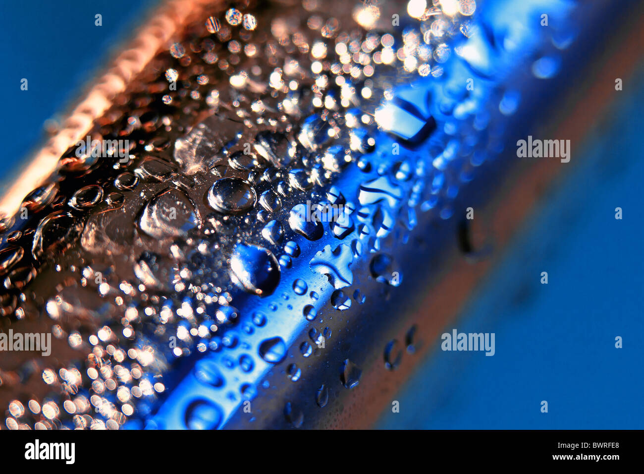 Blue metal bar Stock Photo - Alamy