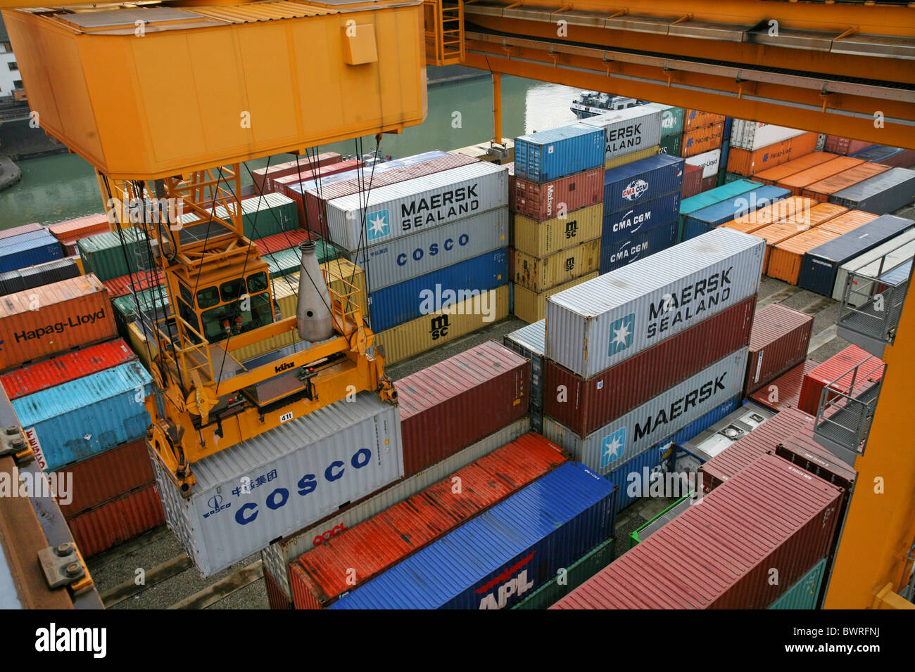 Rhine port basel basel switzerland hi-res stock photography and images ...