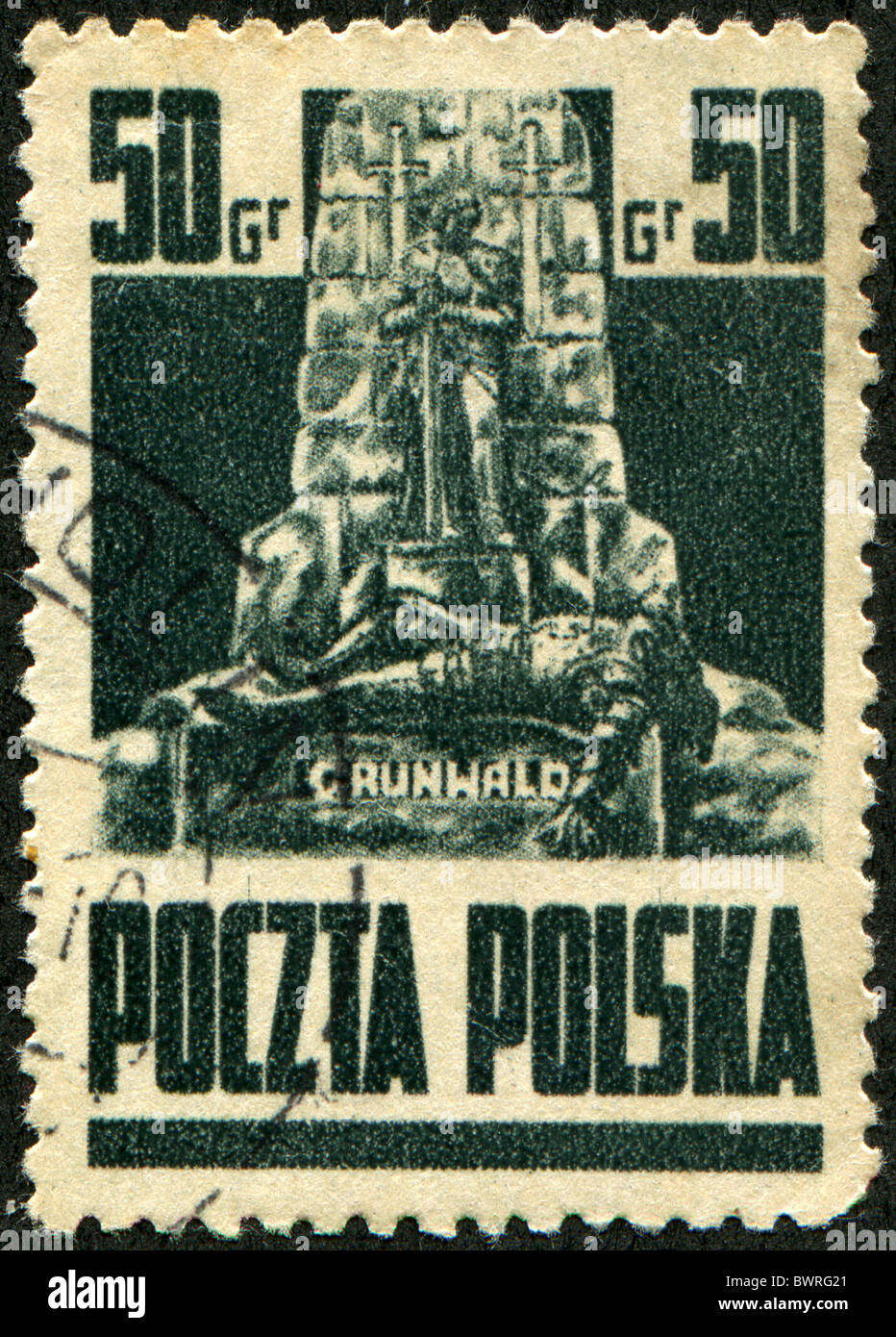 monument honoring Battle of Grunwald or 1st Battle of Tannenberg Stock ...