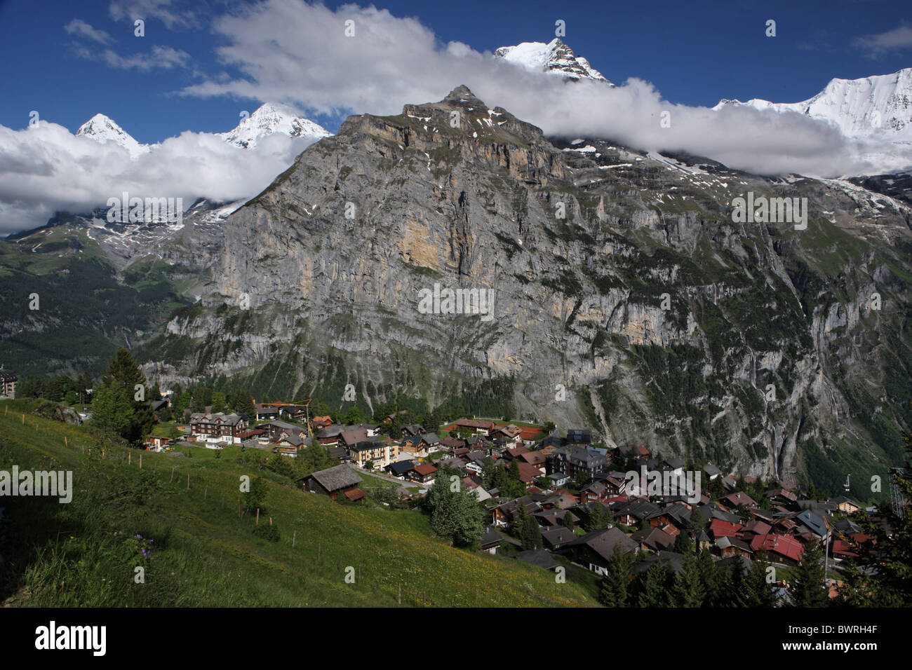 Switzerland silberhorn mountain hi-res stock photography and images - Alamy