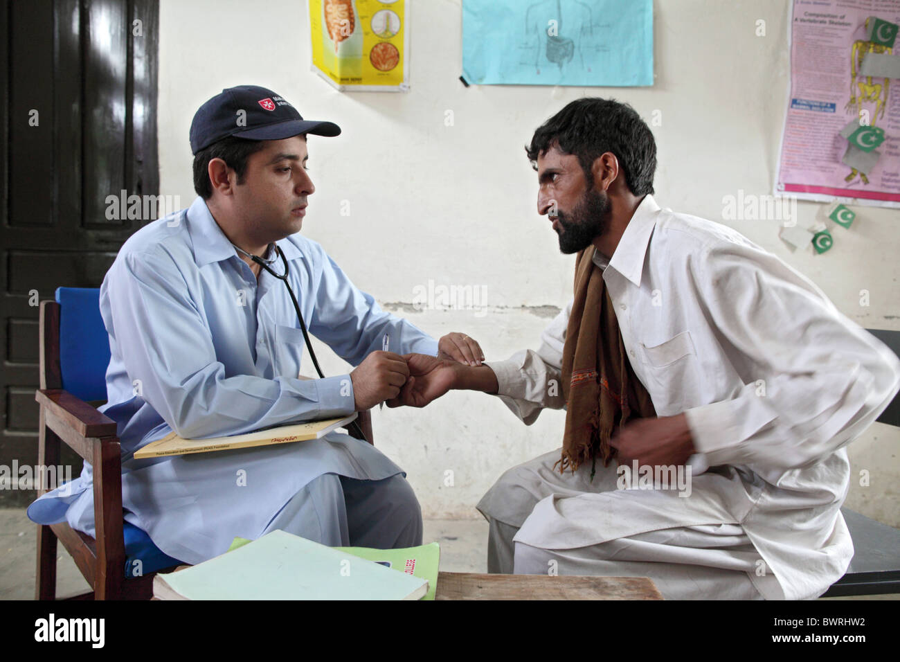 Maltese relief project in a school, Kokarai, Pakistan Stock Photo - Alamy