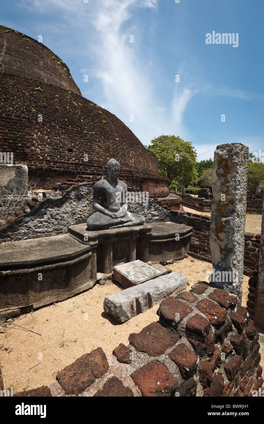 Ancient Buddhist dagoba (stupe) Pabula Vihara. Ancient city of ...