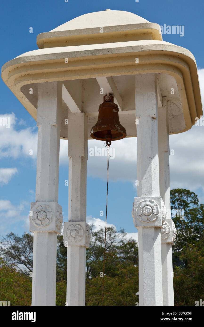 Bell in Buddhist Temple. Anuradhapura, Sri Lanka Stock Photo - Alamy