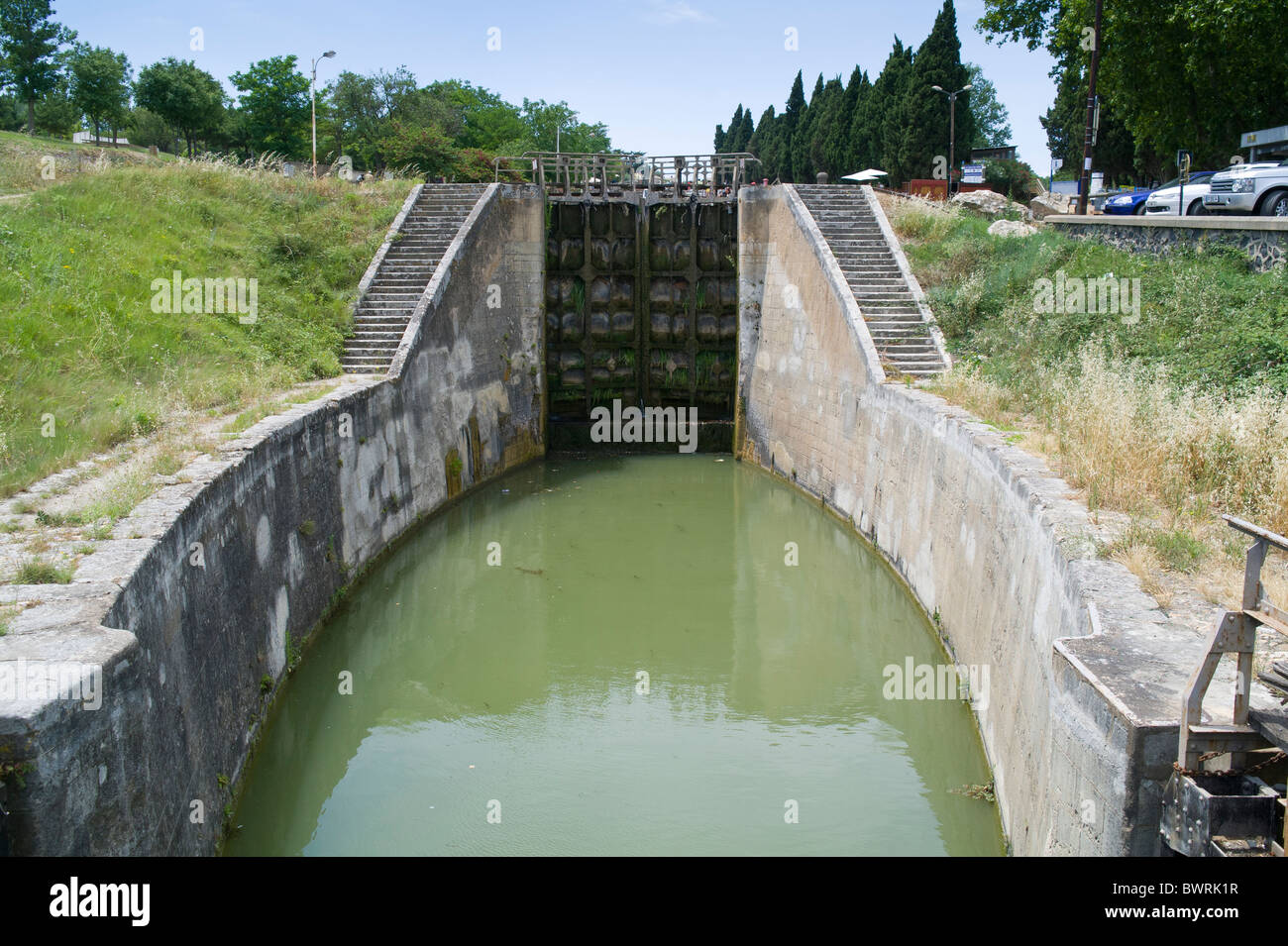 One of the now Disused Locks at Fonseranes in Beziers France Stock ...