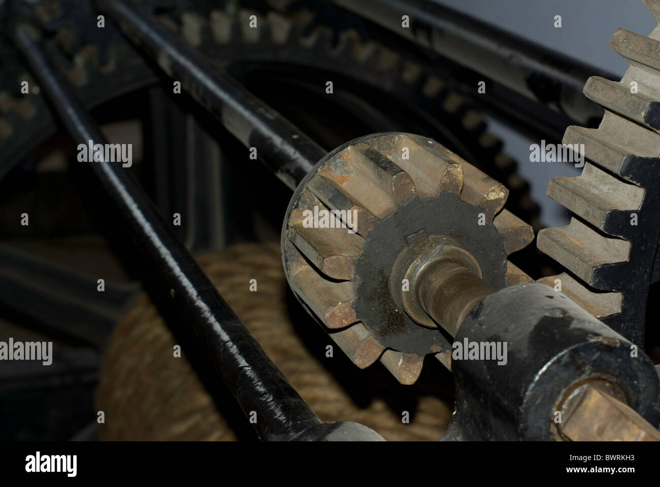 cogged winding gear Stock Photo - Alamy