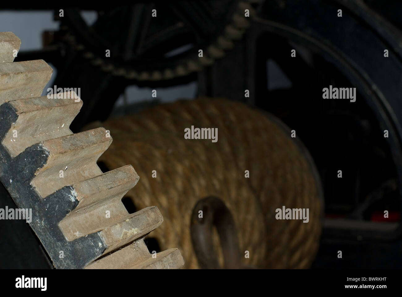 Large cogged gear wheel Stock Photo - Alamy