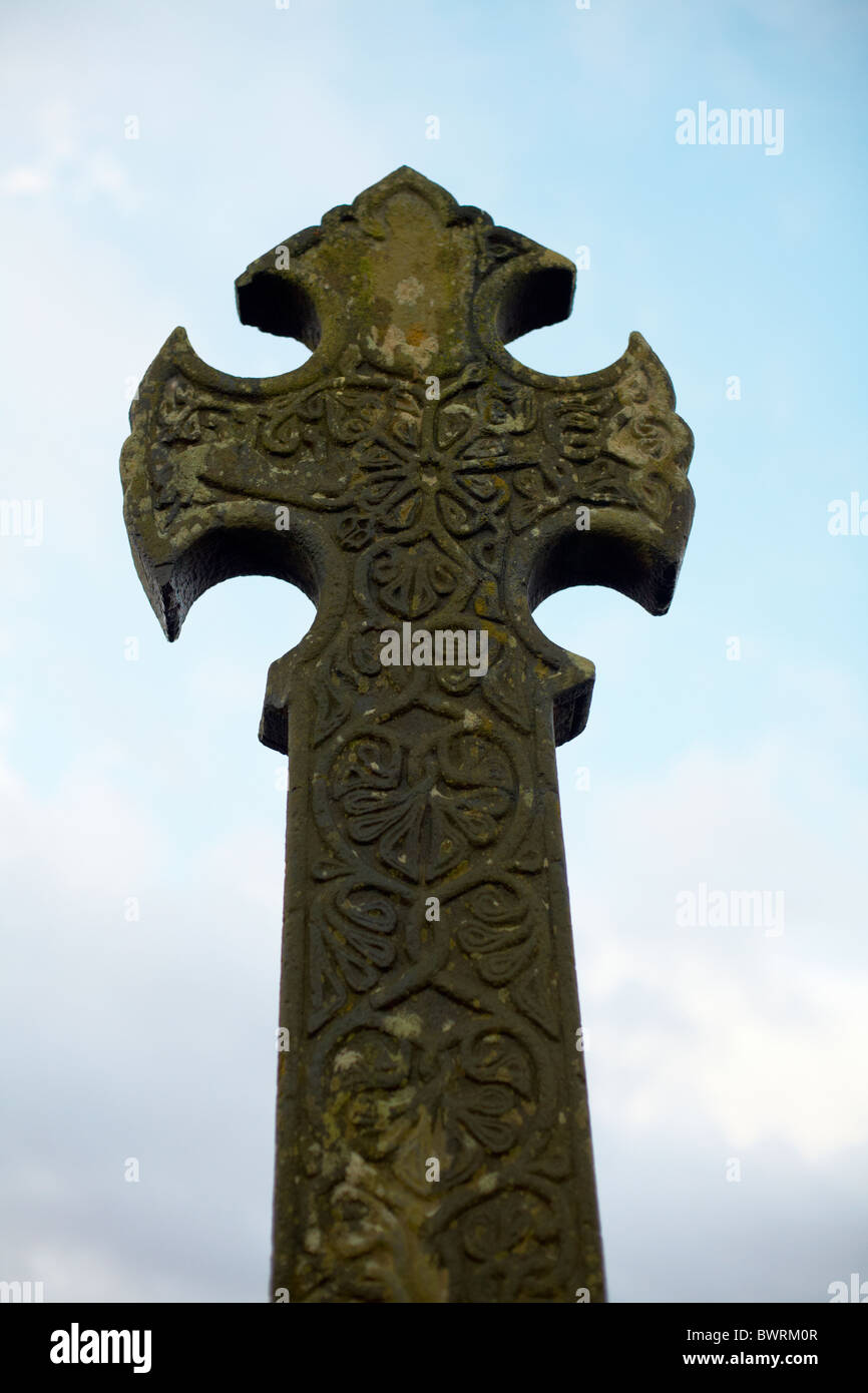 Celtic cross at Inveraray, Scotland Stock Photo - Alamy
