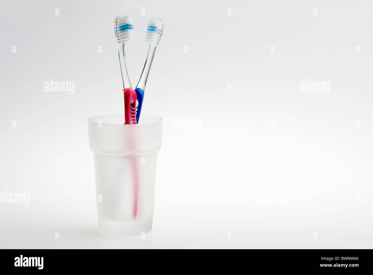 A pair of toothbrushes - togetherness, friendship, loving Stock Photo ...