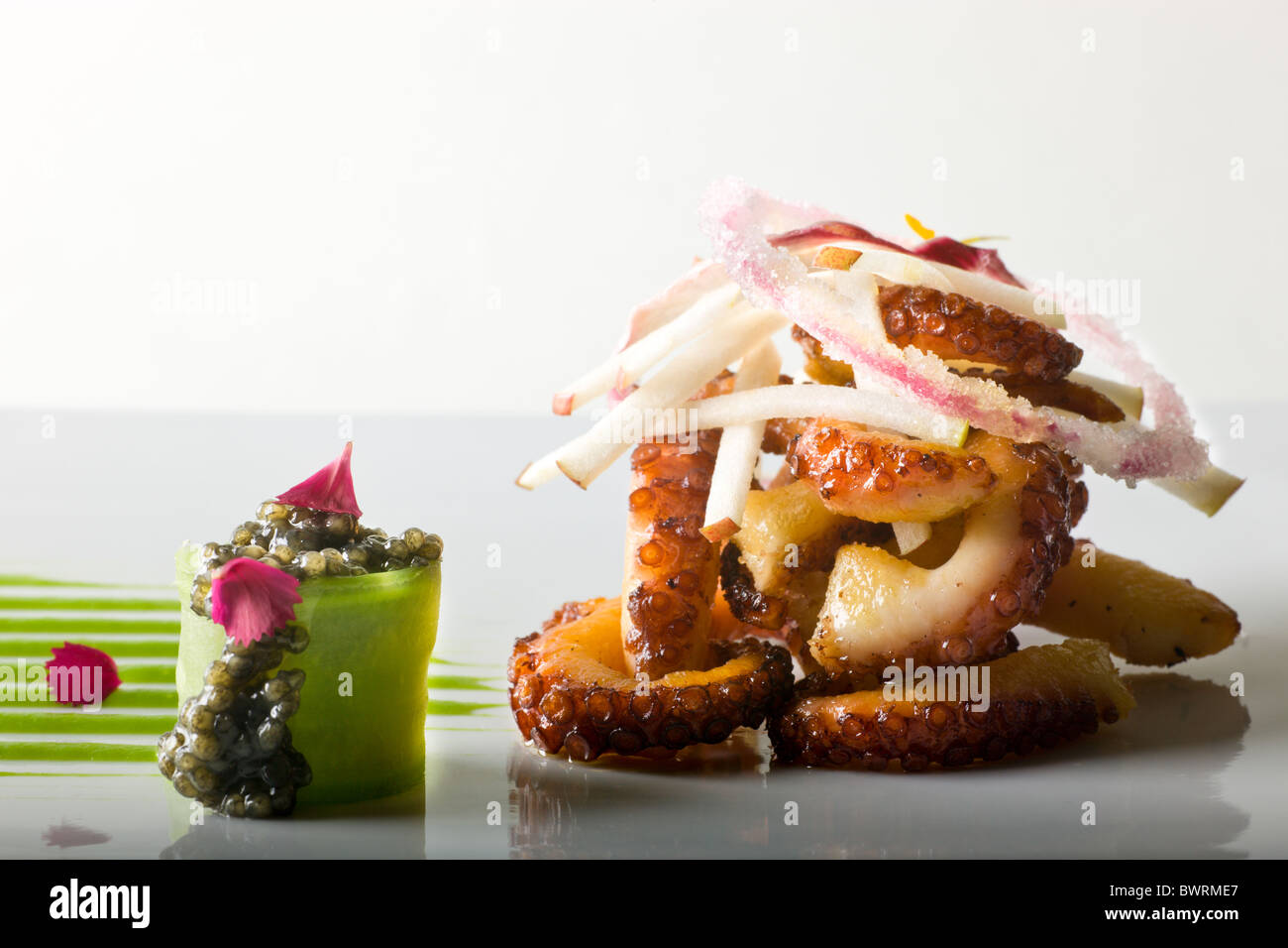 Prepared octopus prepared seafood hi-res stock photography and images ...