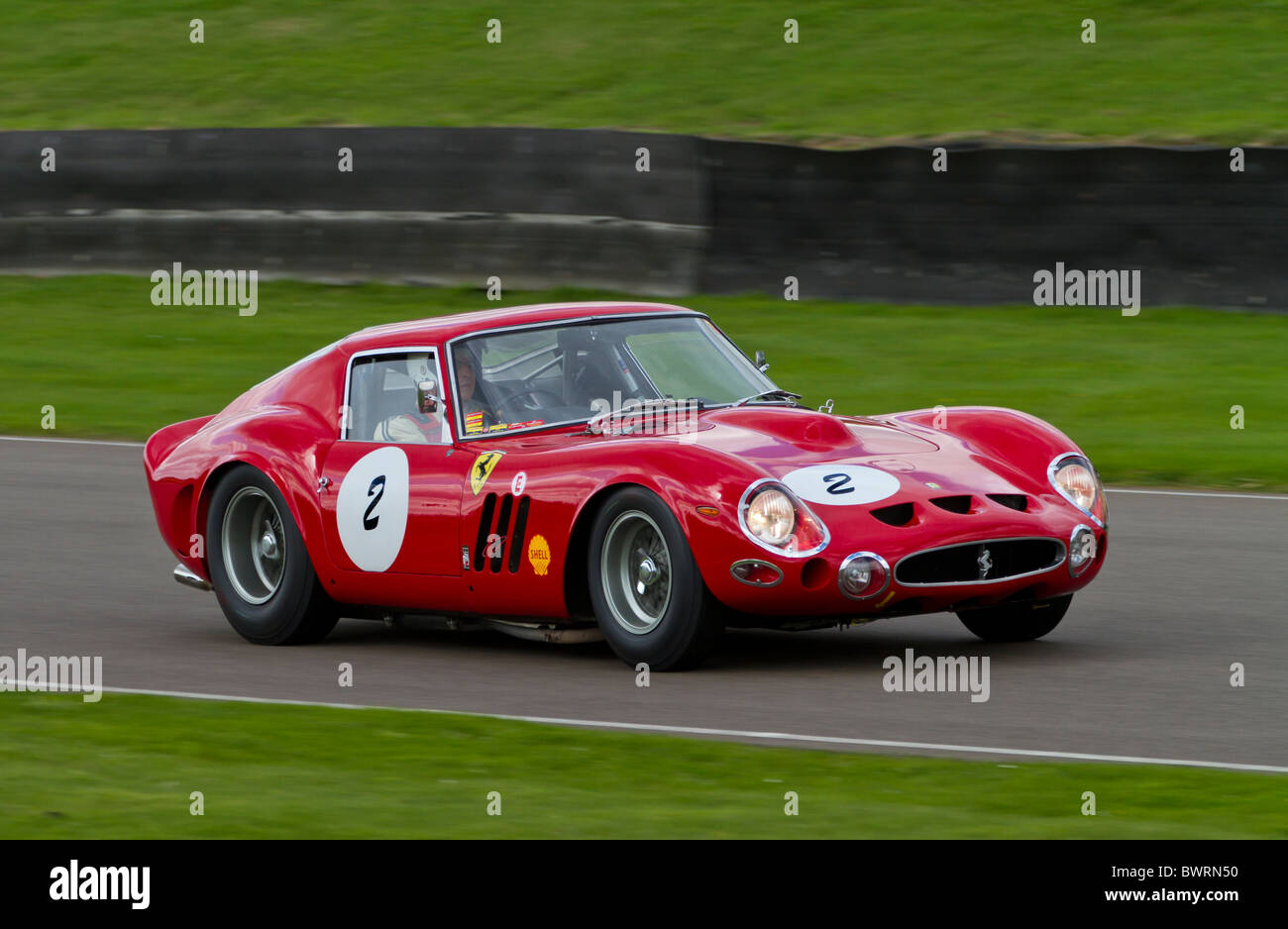 1963 Ferrari 330 GTO during the RAC TT Celebration race. 2010 Goodwood ...