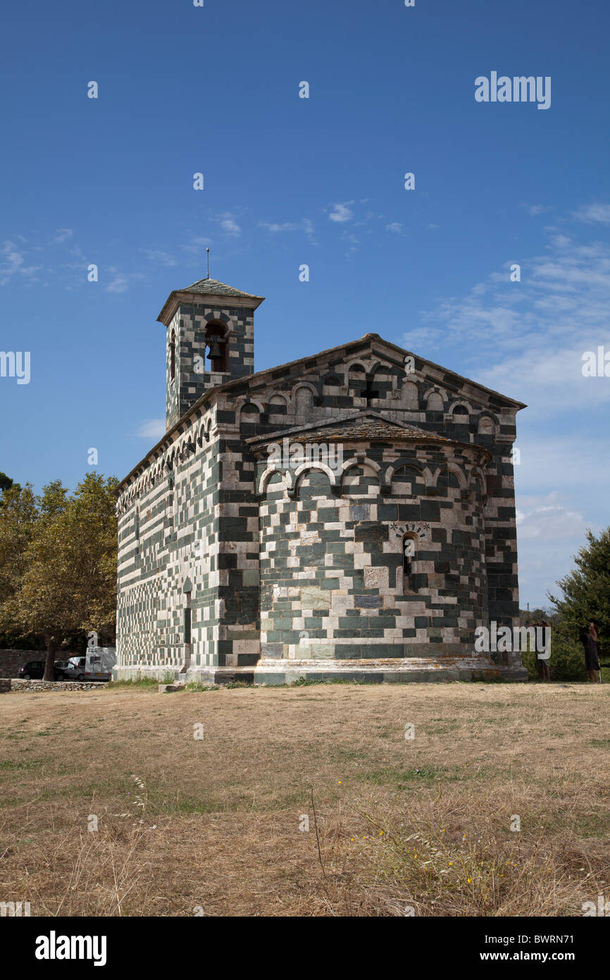 The Pisan Romanesque church of San Michelle de Murato Corsica Stock ...