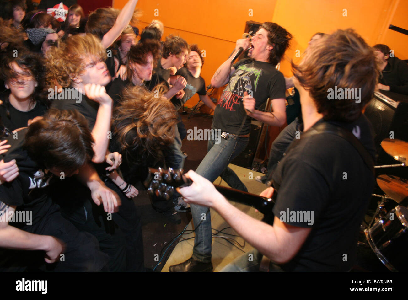 Black metal fans hi-res stock photography and images - Alamy