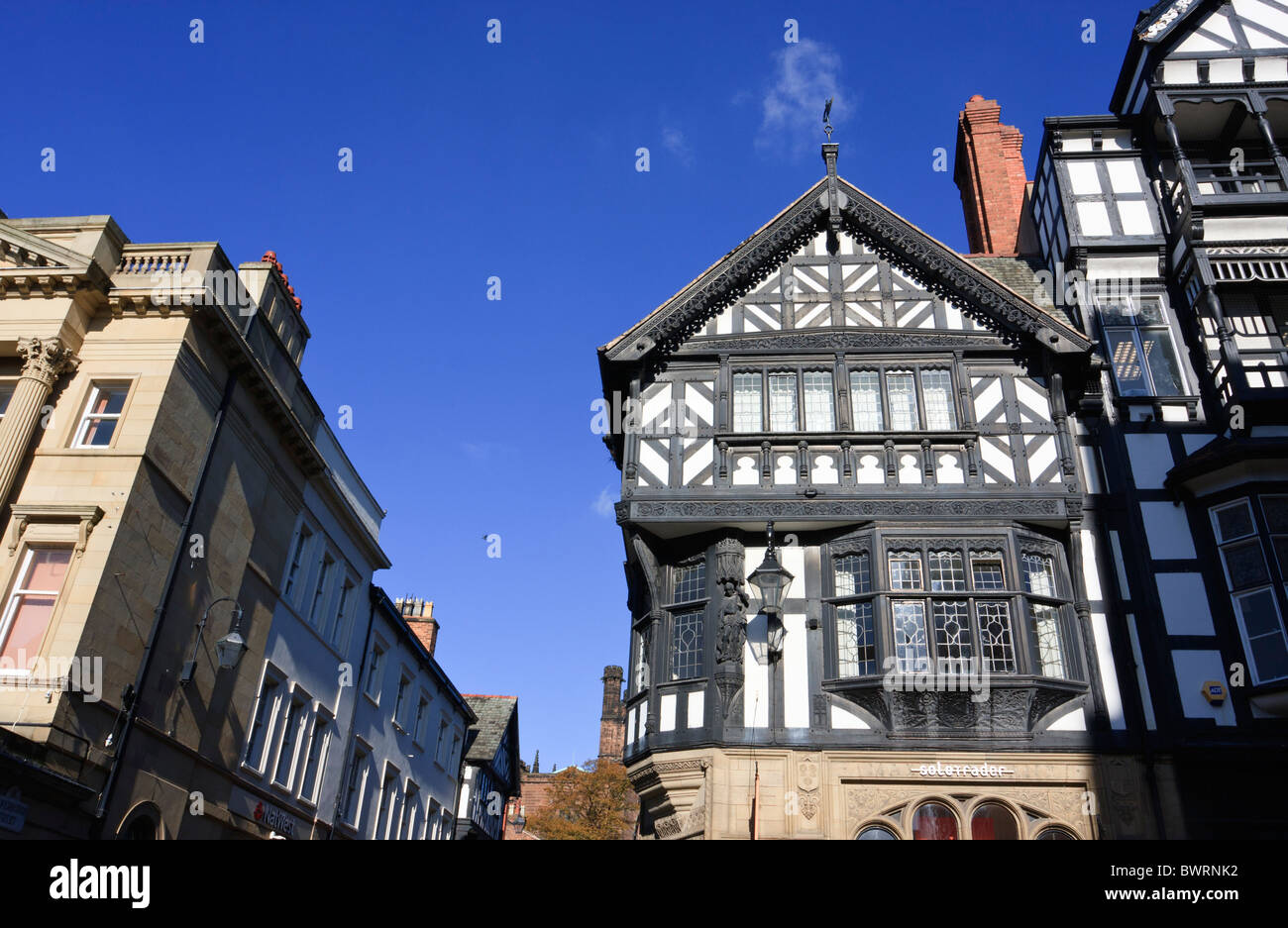 Eastgate Street Chester at Junction with St. Werburgh Street, in ...