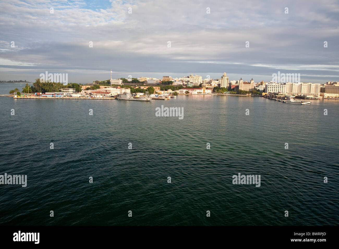 Harbour of Old San Juan in Puerto Rico rich of history and architecture ...