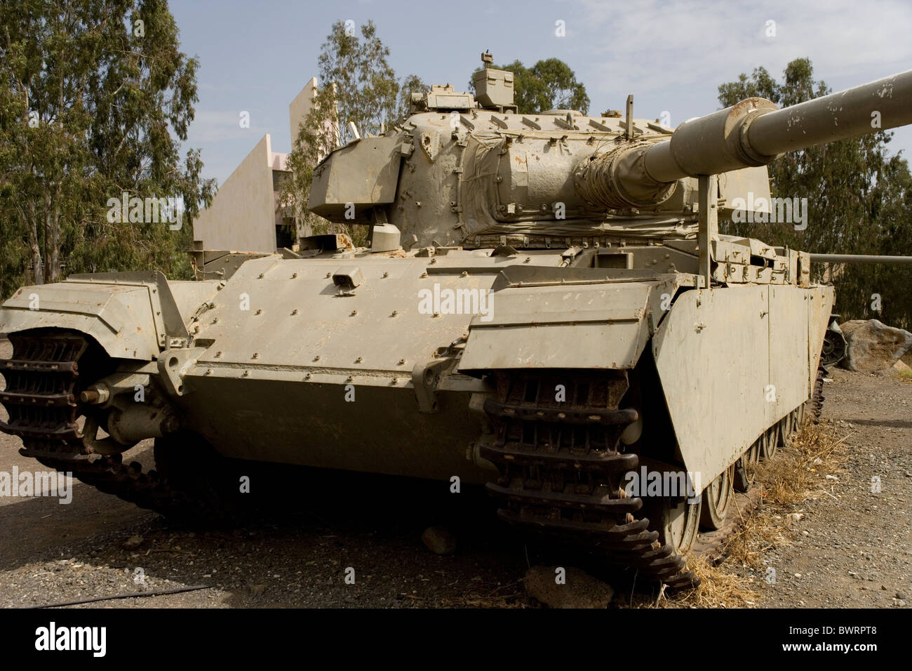 Israeli Centurian tank memorial on the Golan Heights, Israel Stock ...