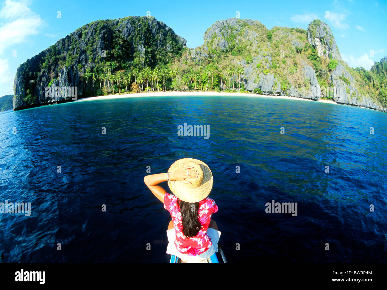 Philippines, Palawan Province, El Nido. Island - hopping in Bacuit Bay ...