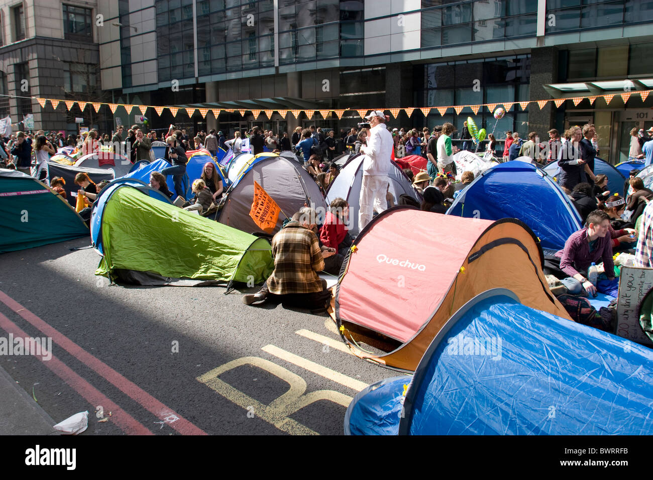 G20 Protests 2009 in London, United Kingdom Stock Photo - Alamy
