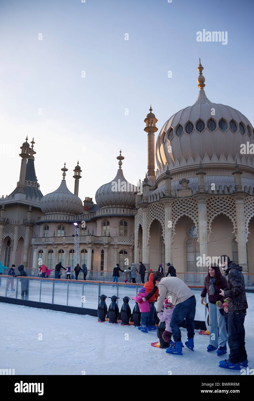 Brighton pavilion ice rink hi-res stock photography and images - Alamy
