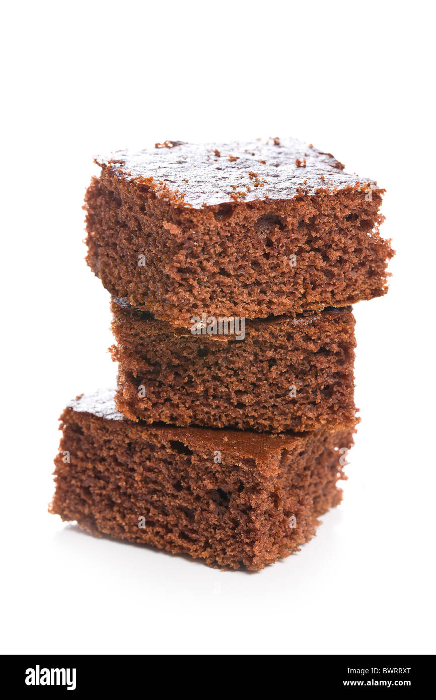 sweet chocolate dessert on white background Stock Photo - Alamy