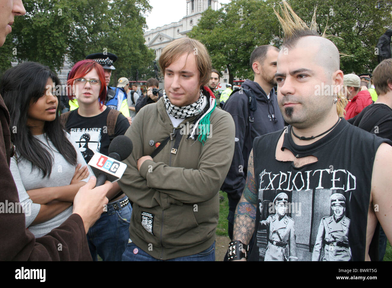 Punk protest hi-res stock photography and images - Alamy