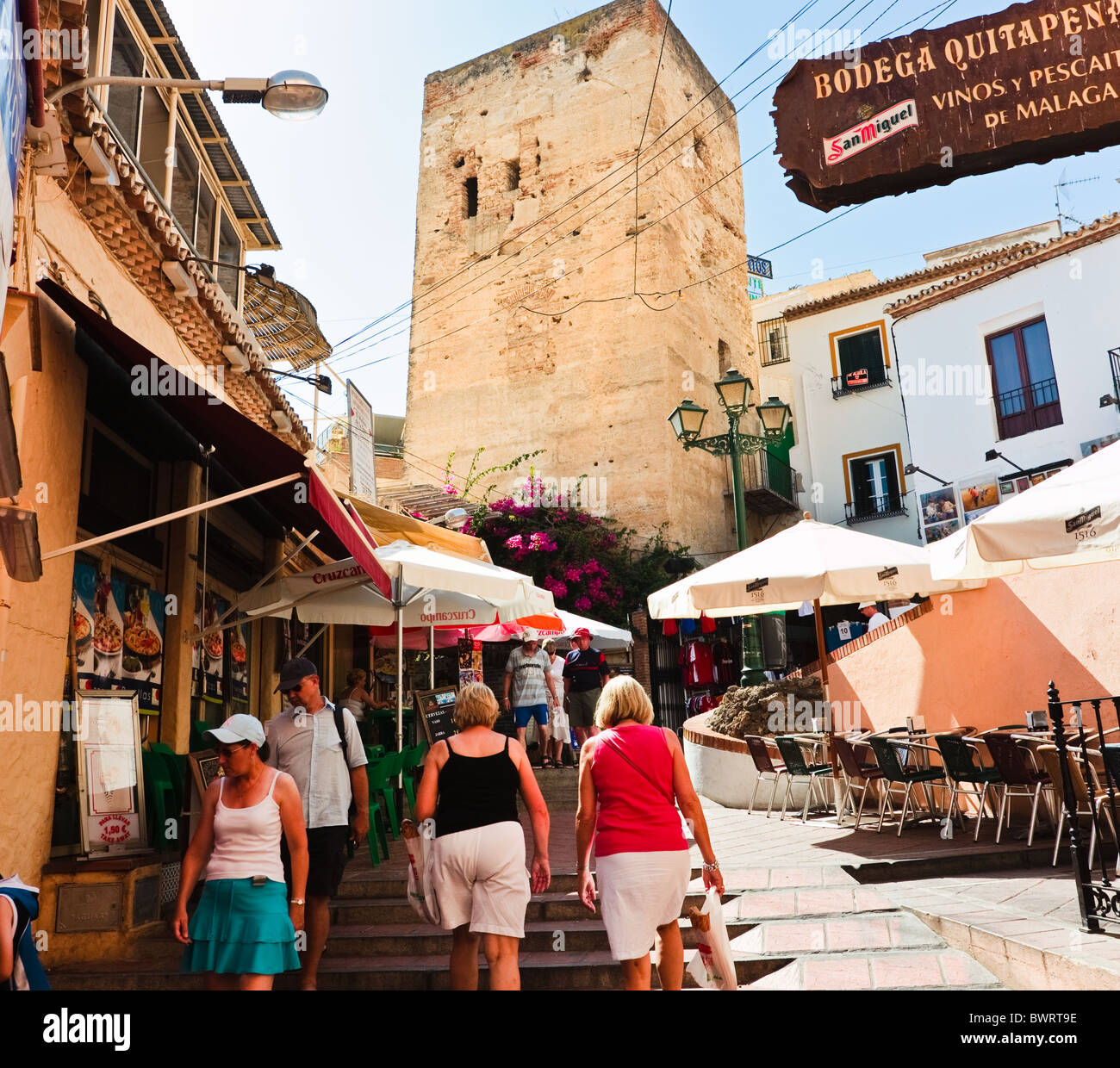 Cuesta del Tajo and Torre del Pimentel, also known as Torre de los ...