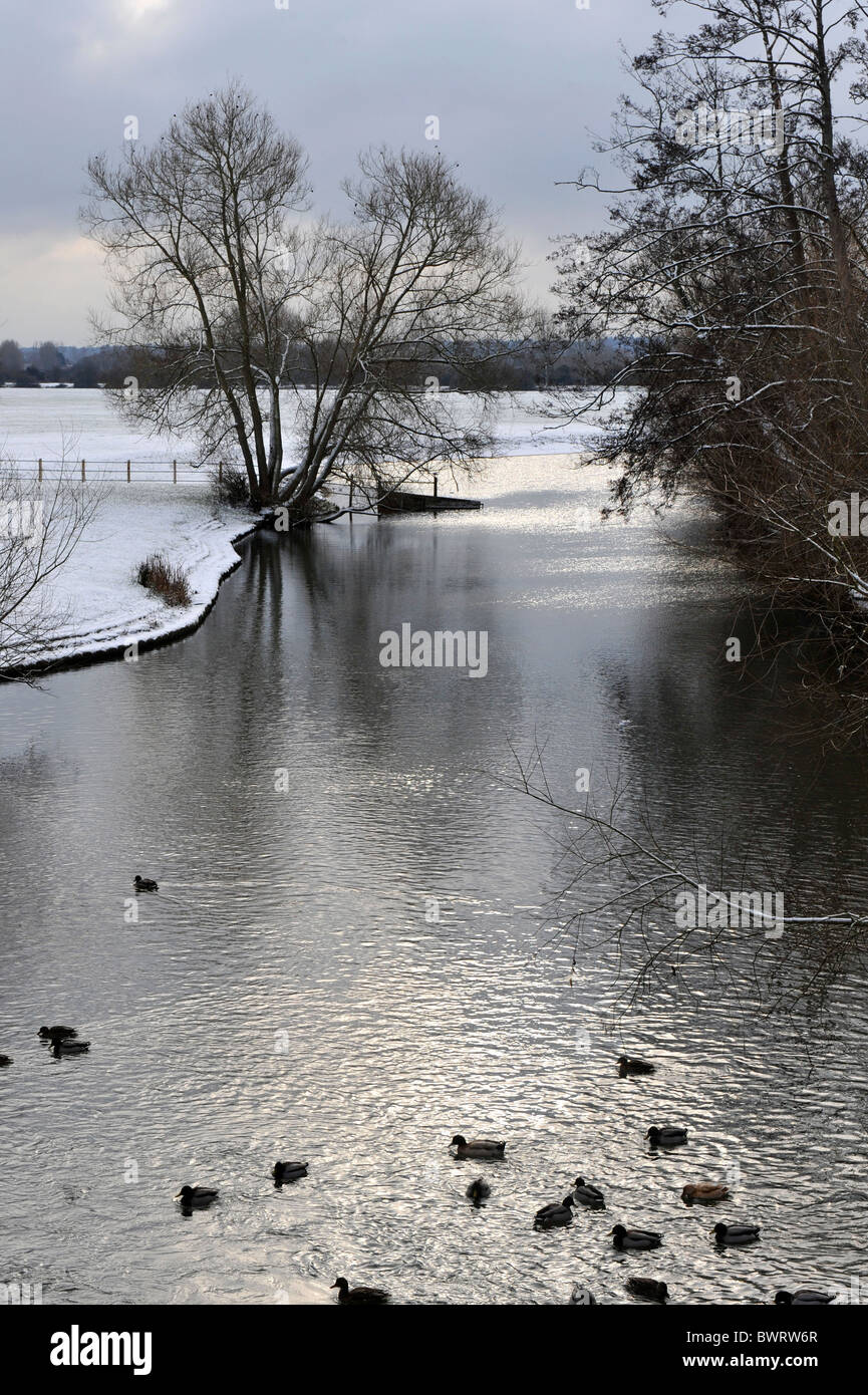 The river Thames - or Isis as it is renamed as it flows through Oxford ...