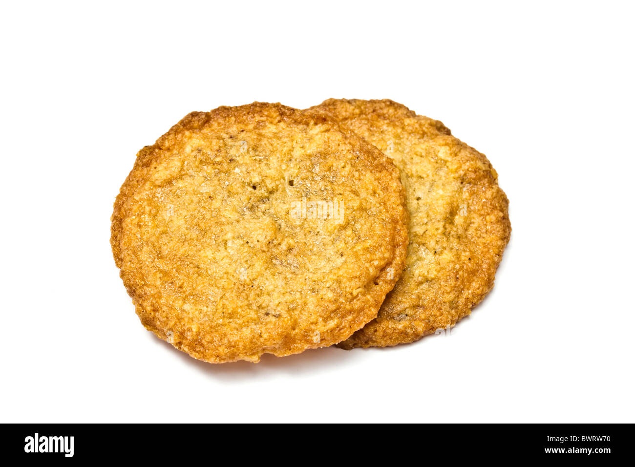 Two crackers isolated on white background Stock Photo - Alamy