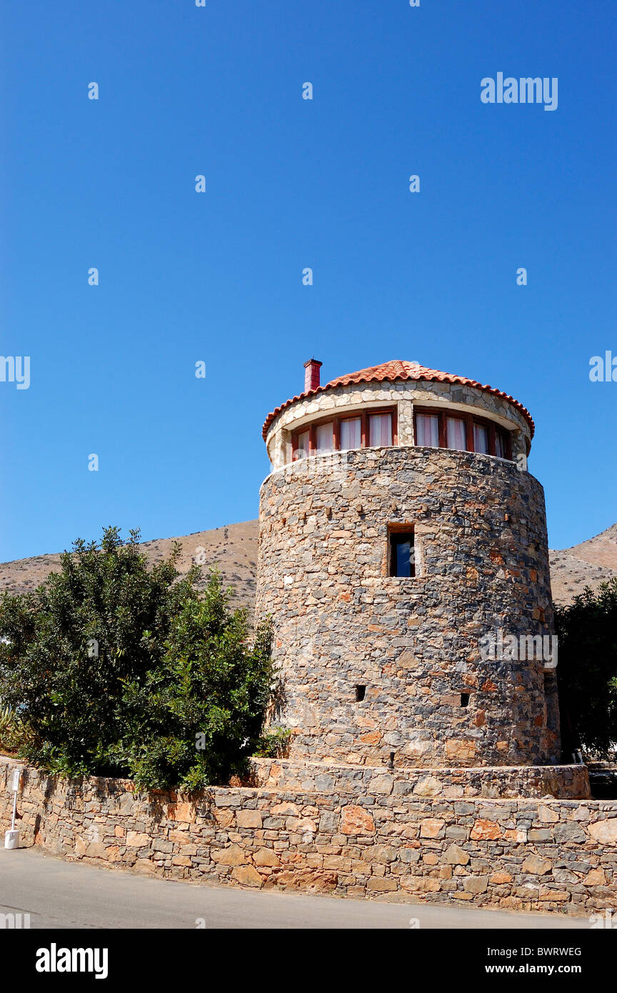 Traditional Greek architecture at Crete island, Greece Stock Photo - Alamy