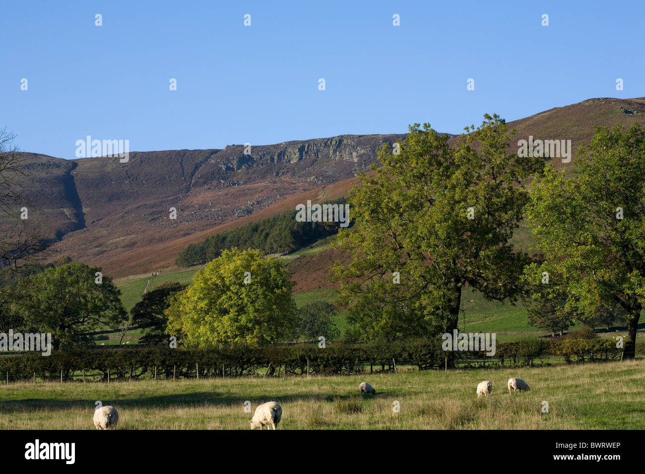 The Nab and Nether Tor Kinder Scout Southern Edge Edale Peak District ...
