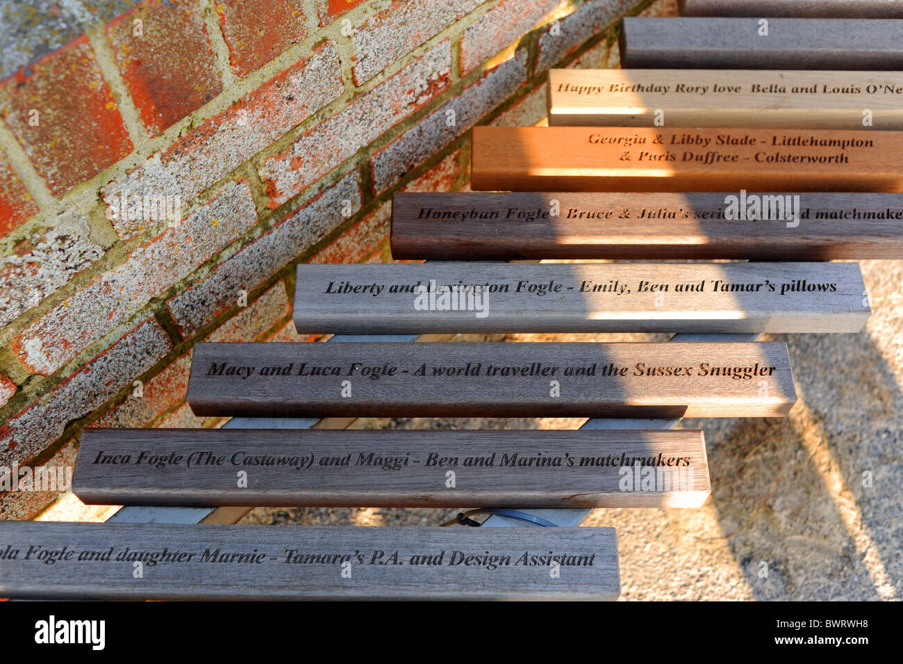 The new long bench that stretches and turns along Littlehampton ...