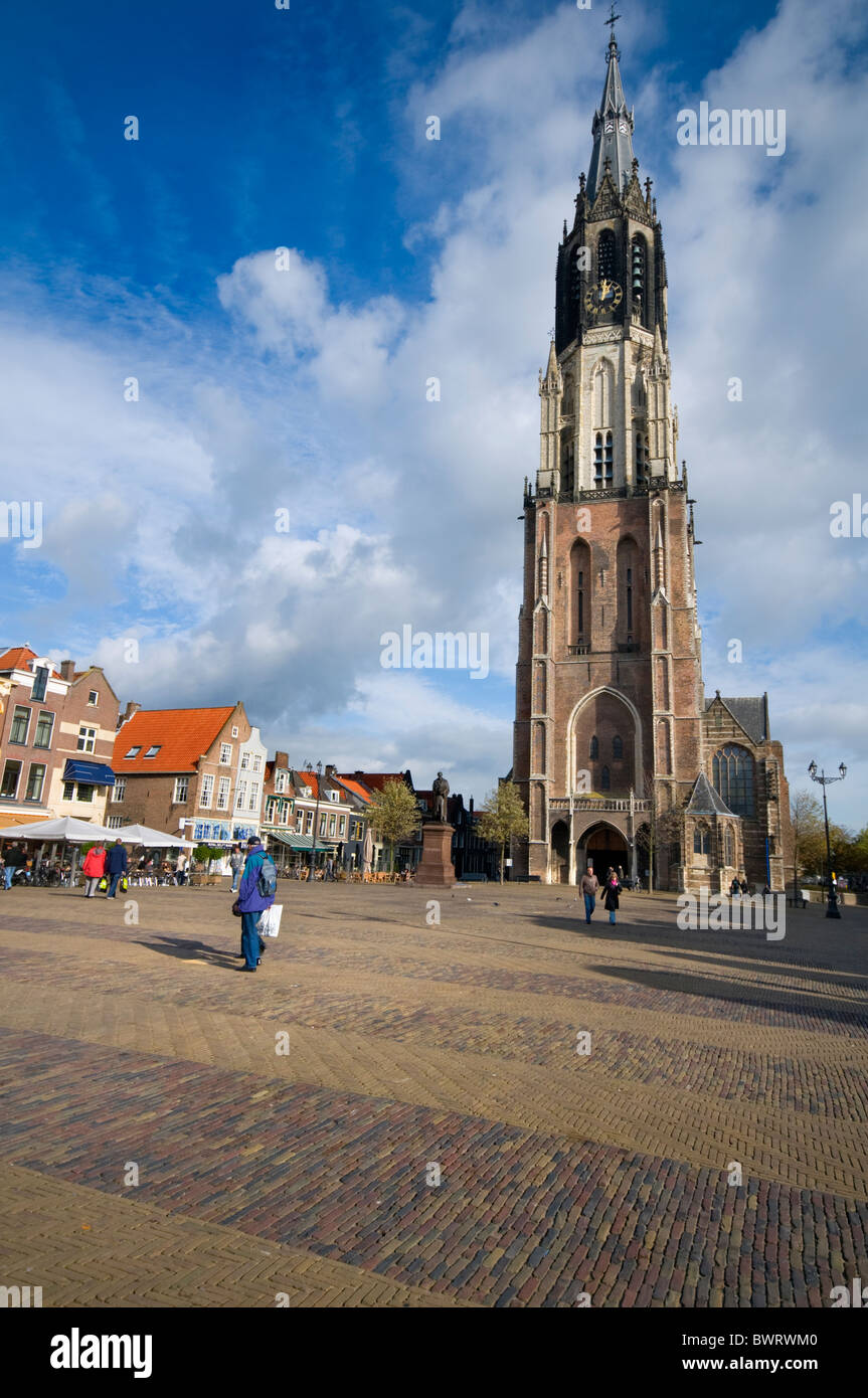 The New Church (Nieuwe Kerk) in the Dutch town of Delft Stock Photo - Alamy