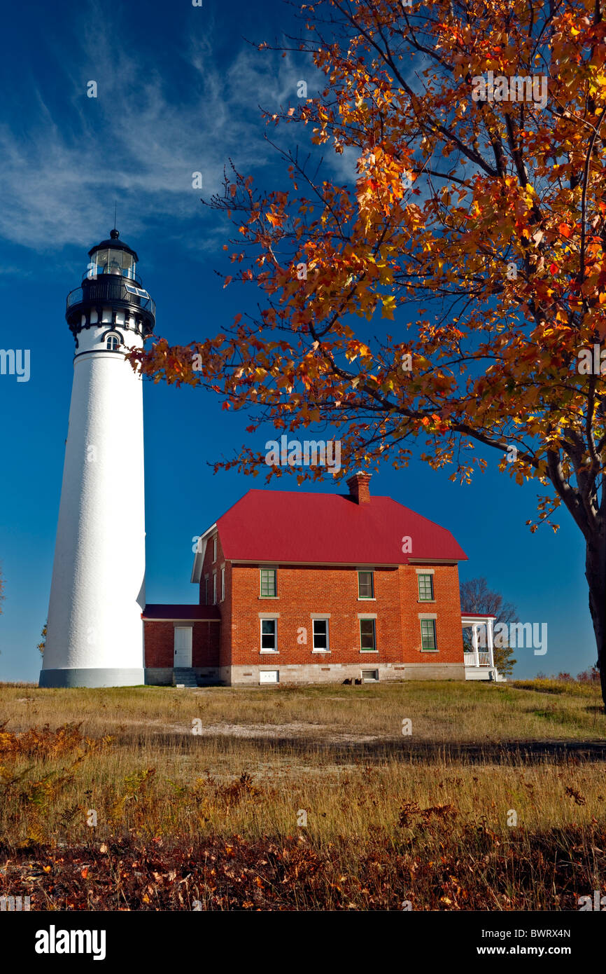 The Au Sable Lighthouse (1874) is part of Pictured Rocks National ...