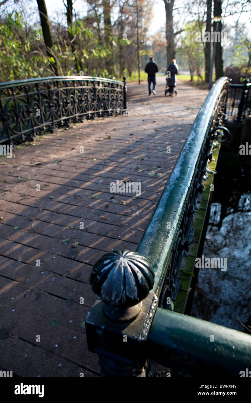 Footbridge in the Vondelpark, Amsterdam Stock Photo - Alamy