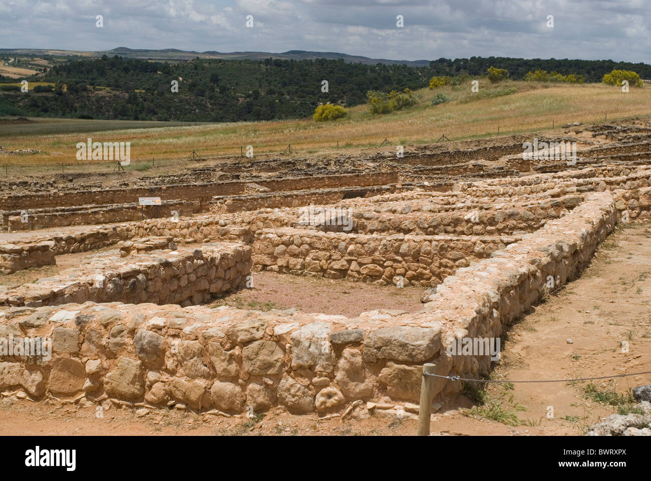 Recopolis archaeological site near Zorita de los Canes. Alcarria area ...