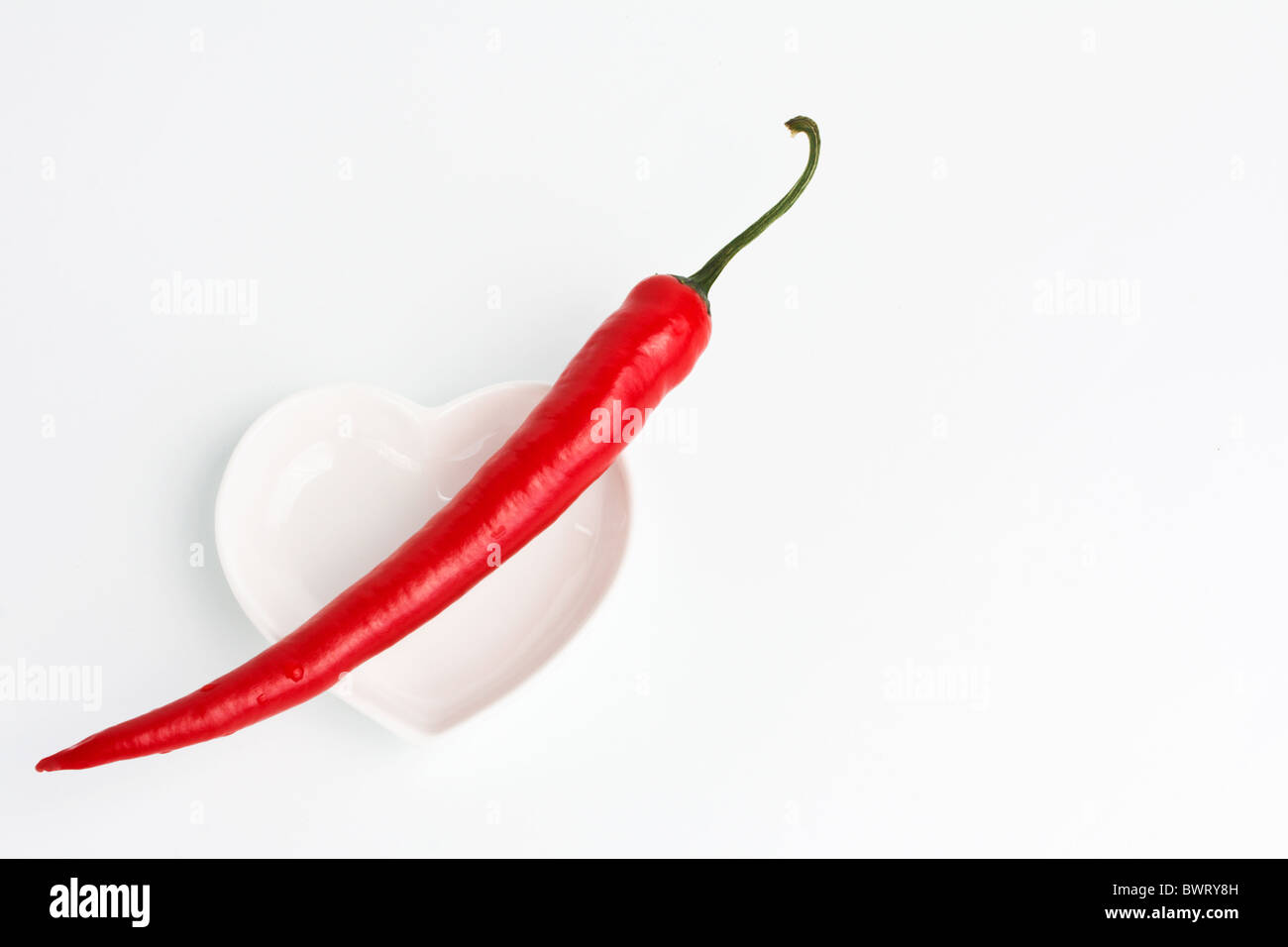 Chilli heart hi-res stock photography and images - Alamy