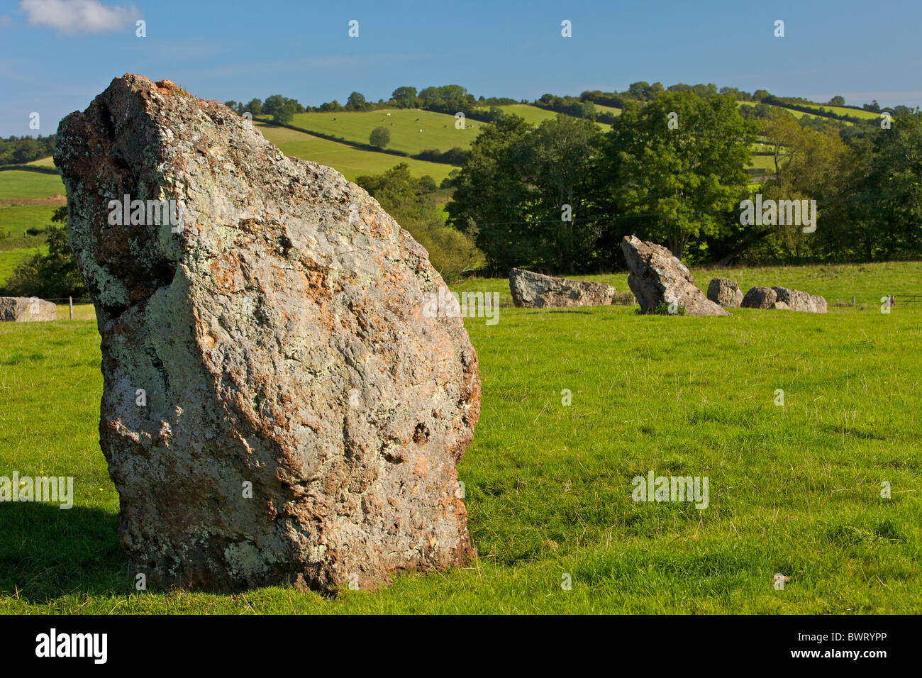 Stanton drew stone circle hi-res stock photography and images - Alamy
