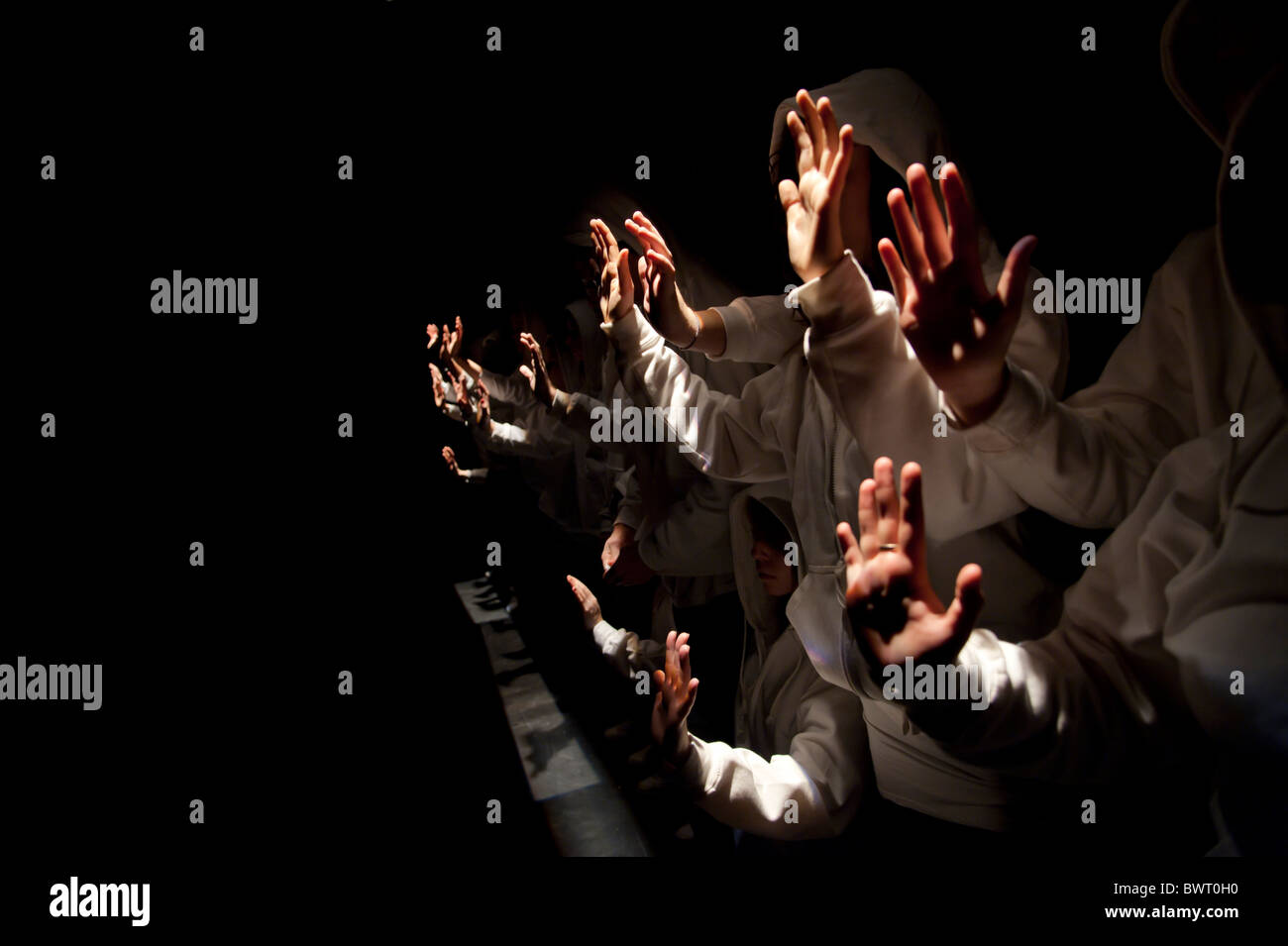 Drama and Theatre studies students Aberystwyth University performing ...