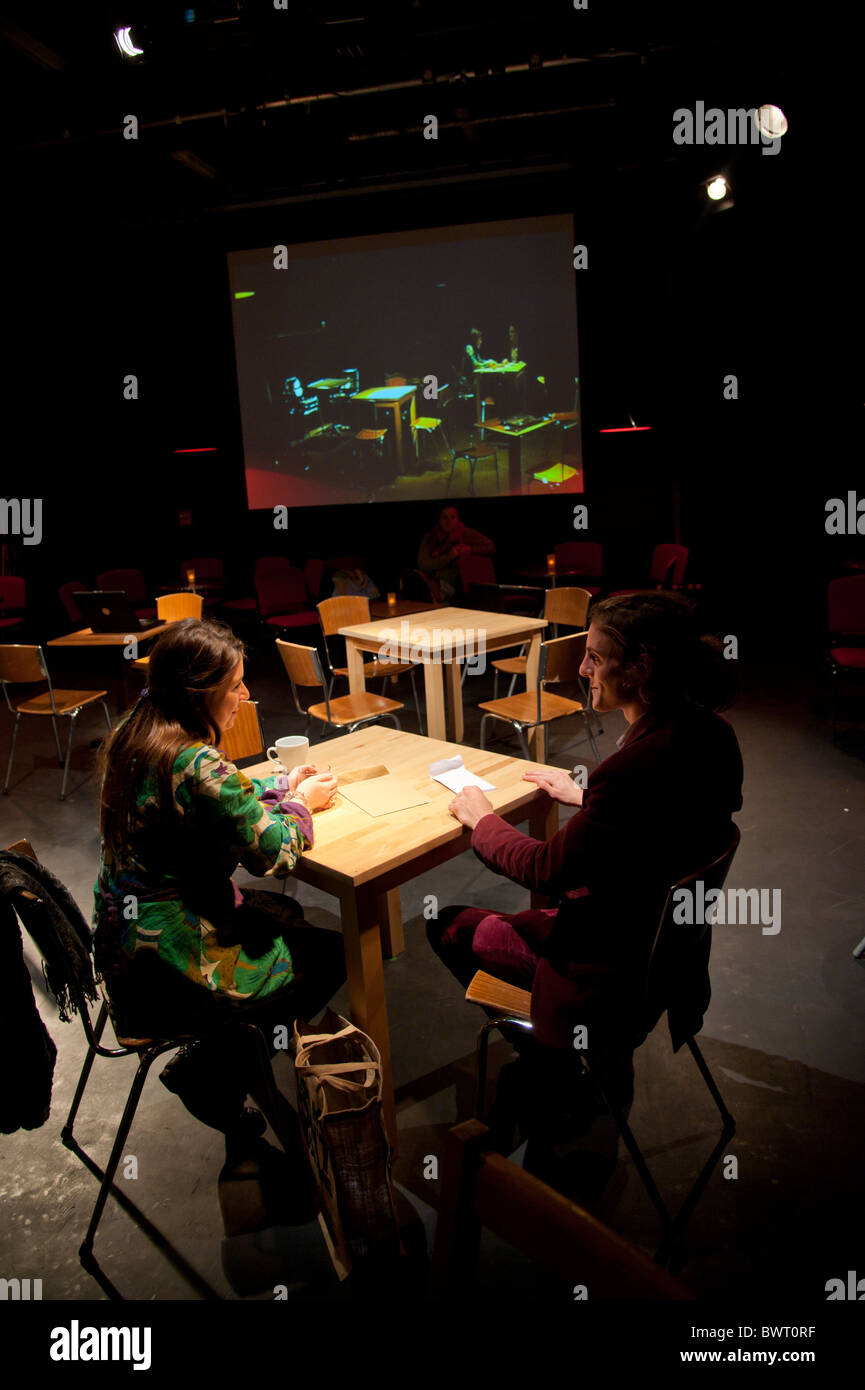 Student actors at Aberystwyth University department of Theatre Studies ...