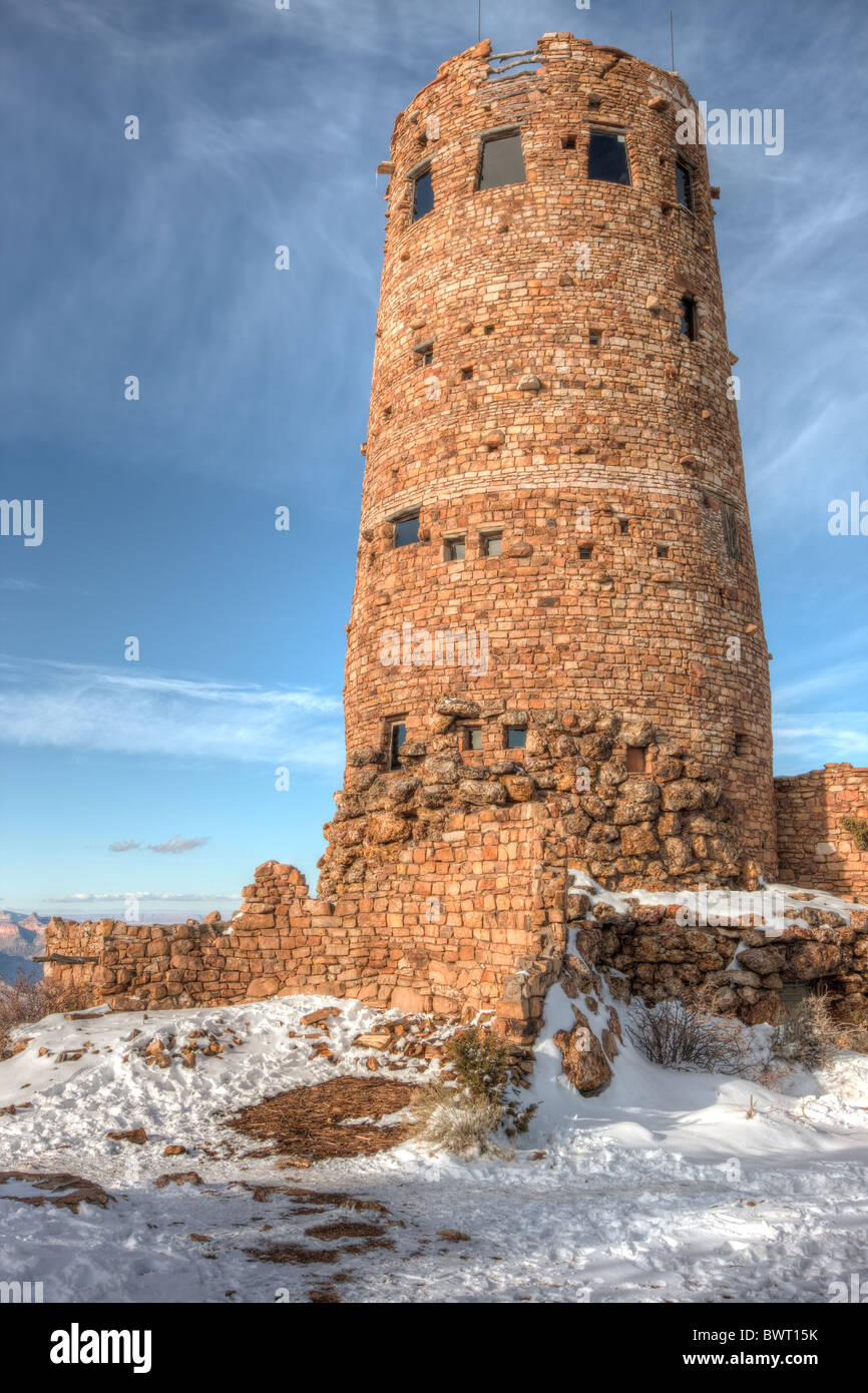 Winter snow watchtower hi-res stock photography and images - Alamy