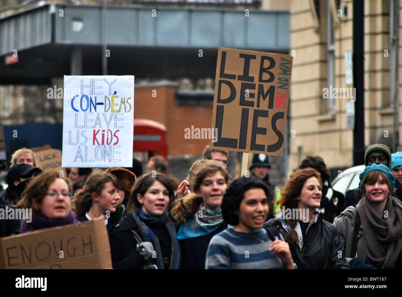 Students at Bristol University protest against rising tuition fees ...