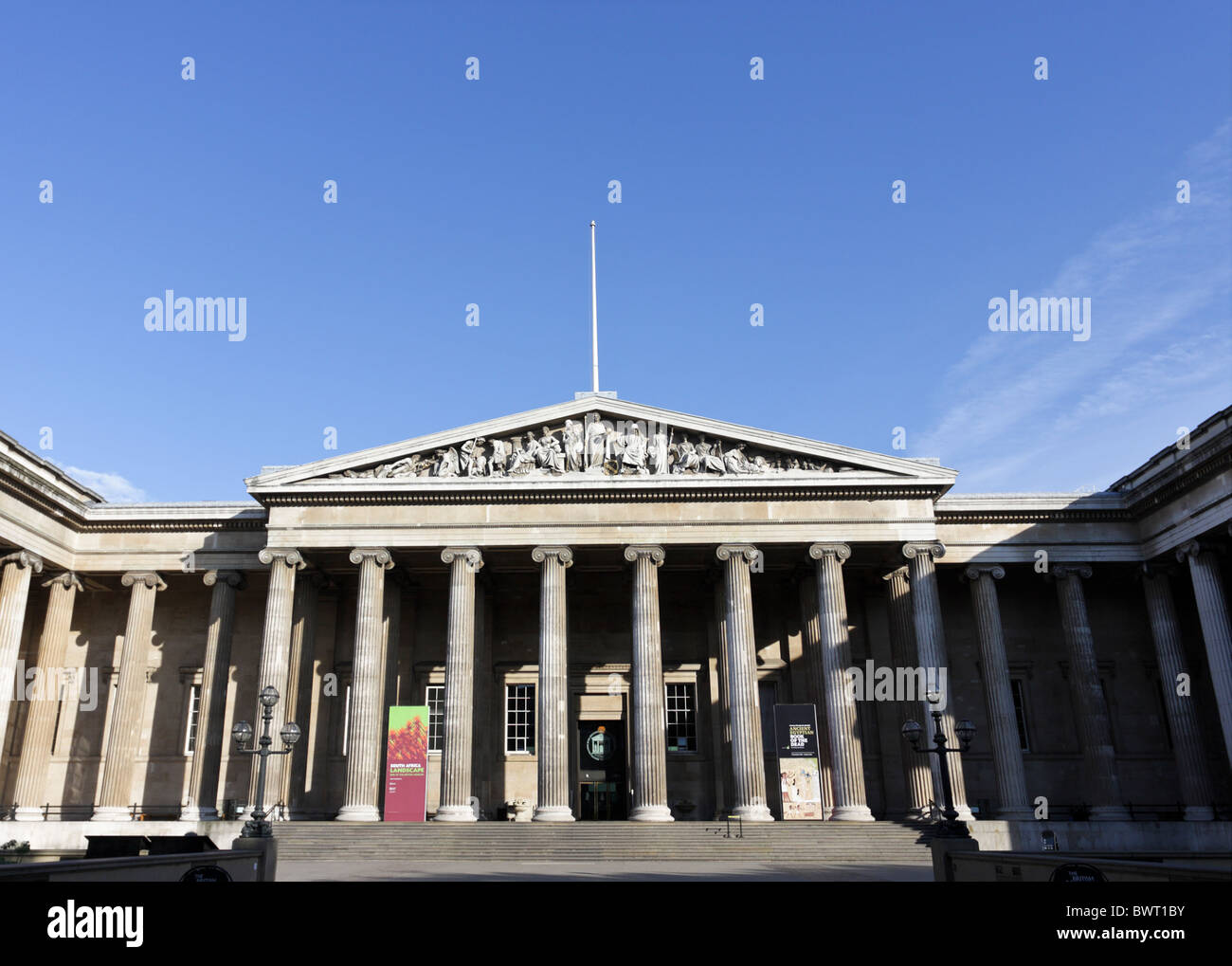 The British Museum in Great Russell Street, London, England Stock Photo ...