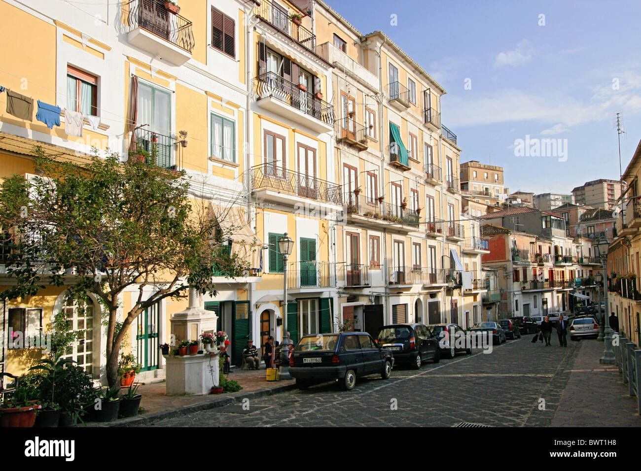 Traditional buildings in Pizzo, Calabria, Italy Stock Photo - Alamy