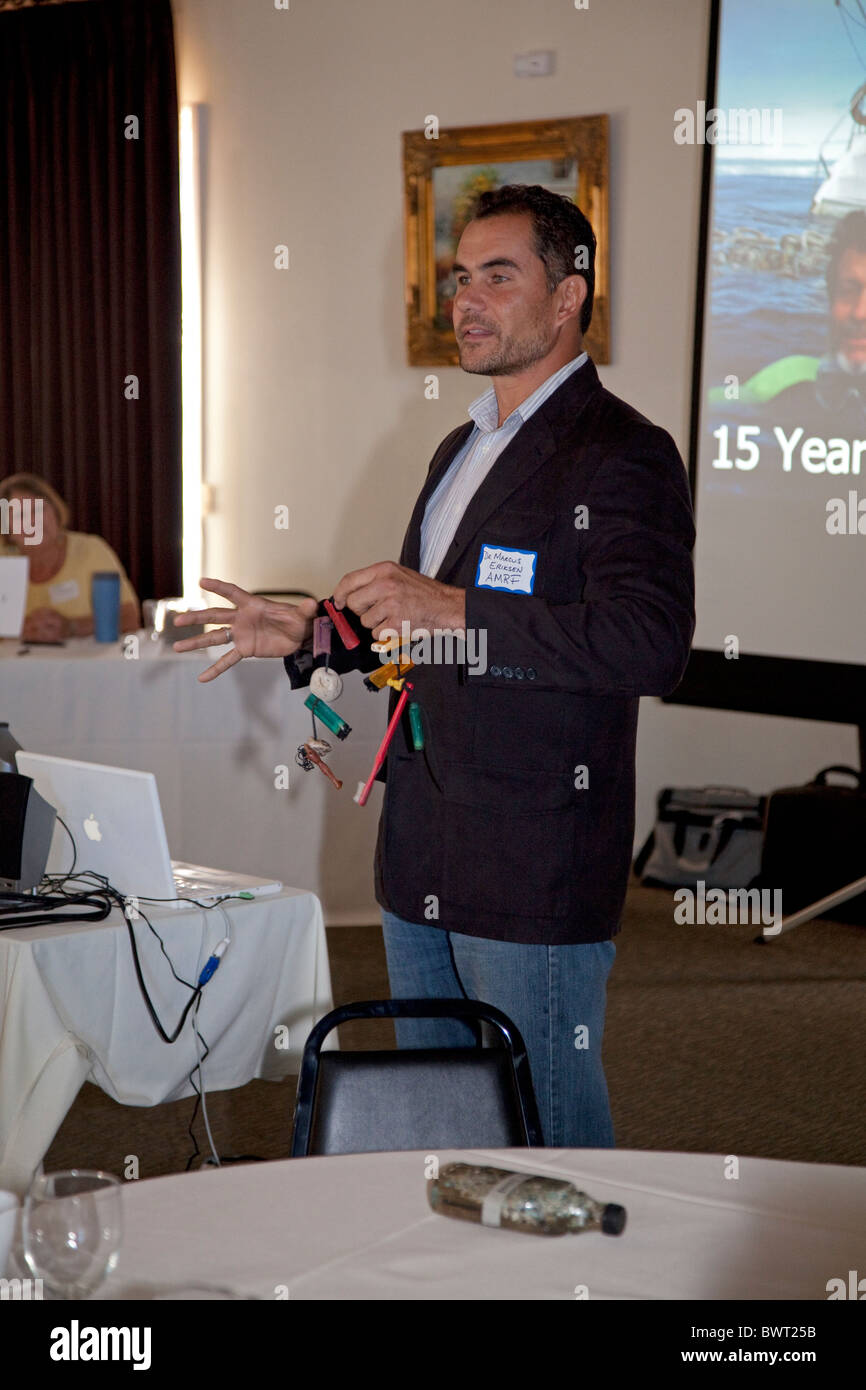 Marcus Eriksen at the 15th Anniversary Celebration of Algalita Marine ...