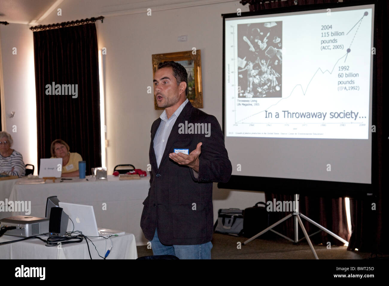 Marcus Eriksen at the 15th Anniversary Celebration of Algalita Marine ...